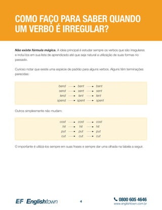 Verbos irregulares guia br guia-ef-englishtown-verbos-irregulares | PDF