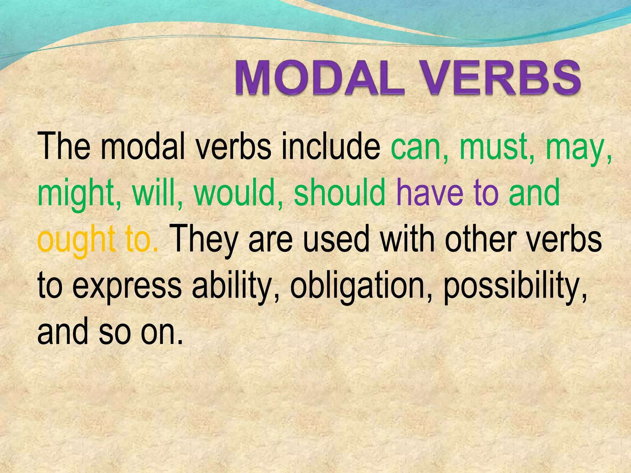 Modal Verbs, English B2 | PPT