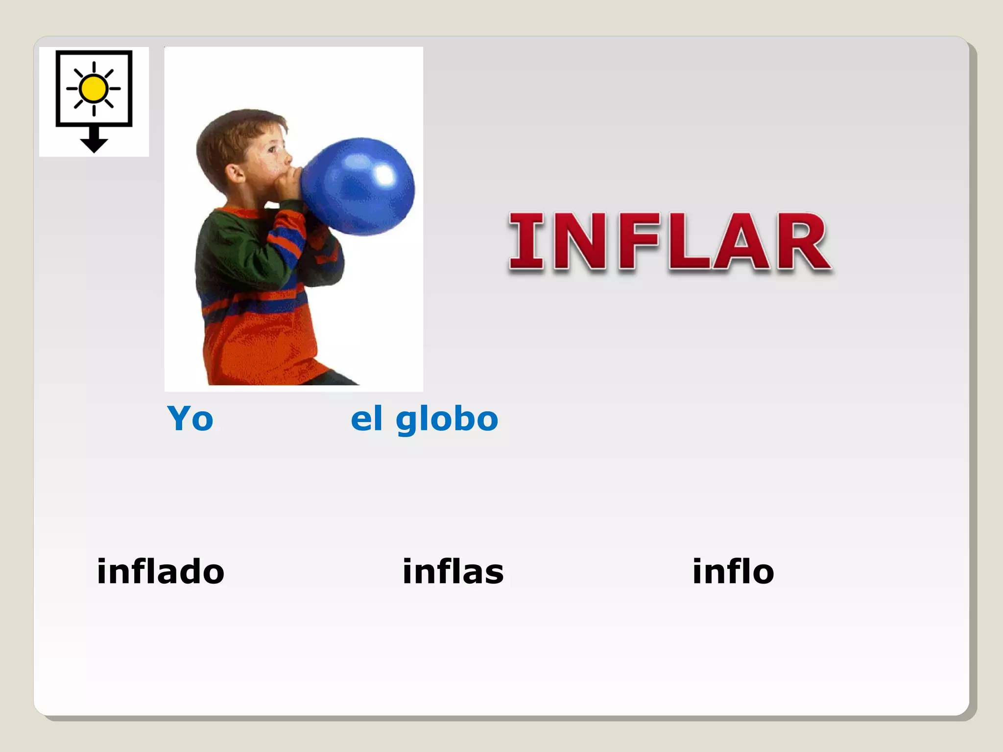 Verbos presente juego | PPT