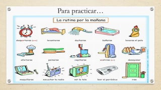 Verbos pronominales en español | PPTX
