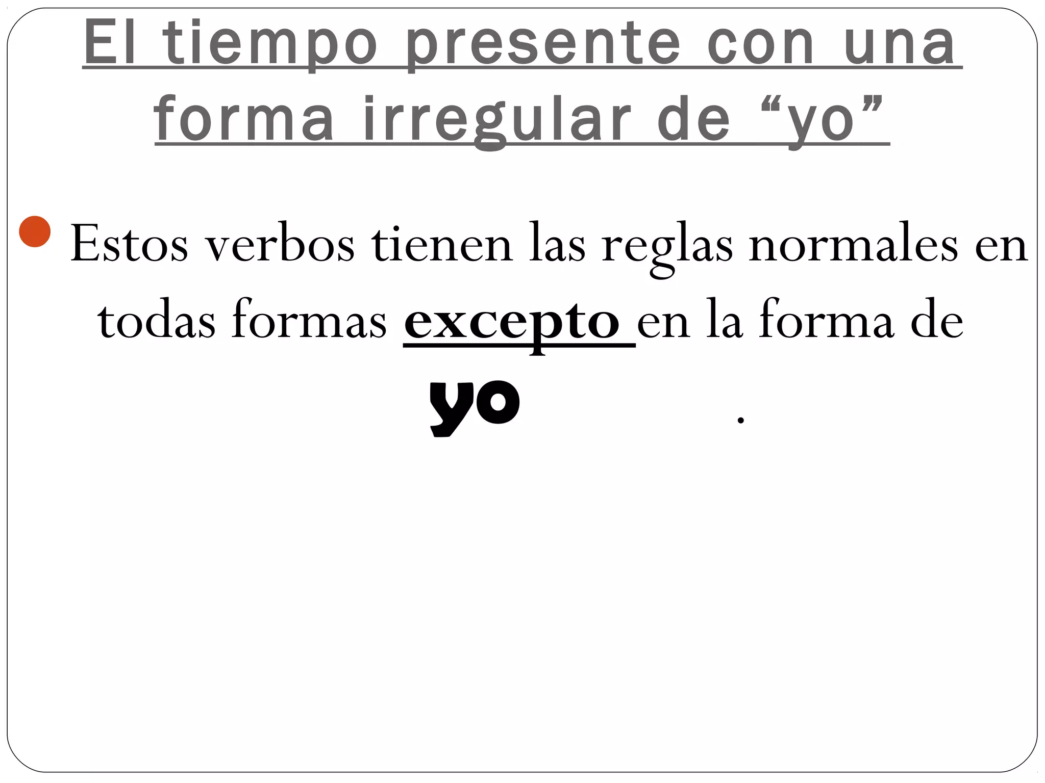 Verbos reflexivos en el presente | PPT