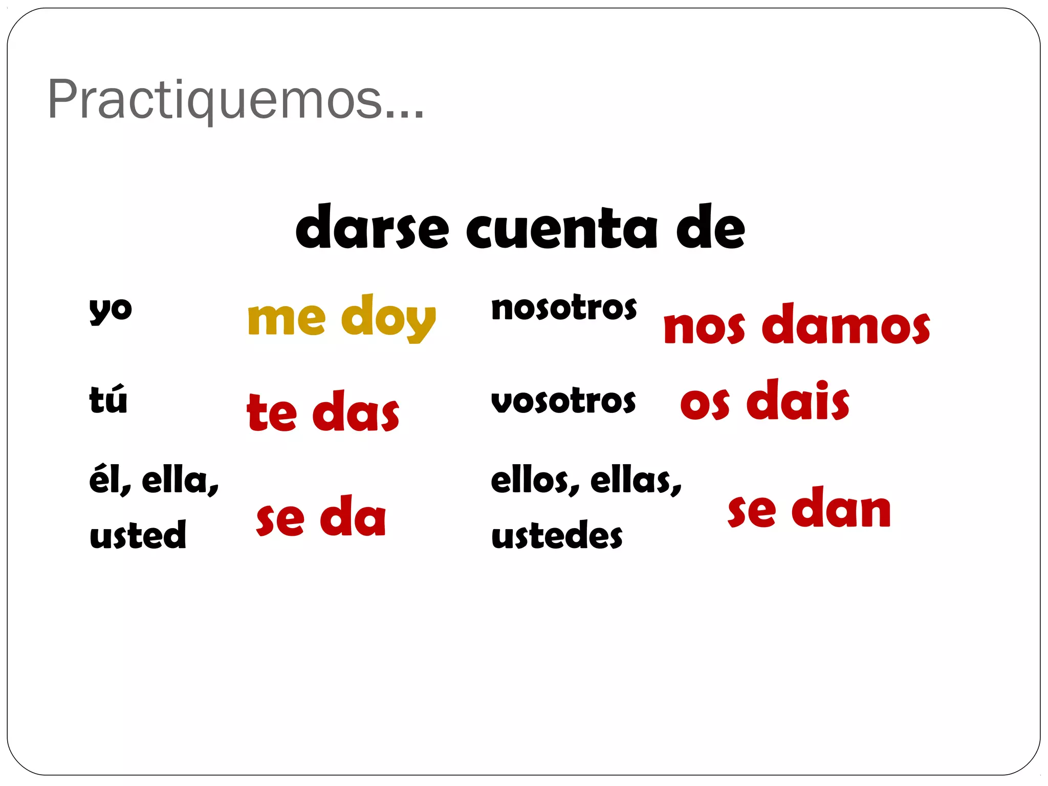 Verbos reflexivos en el presente | PPT