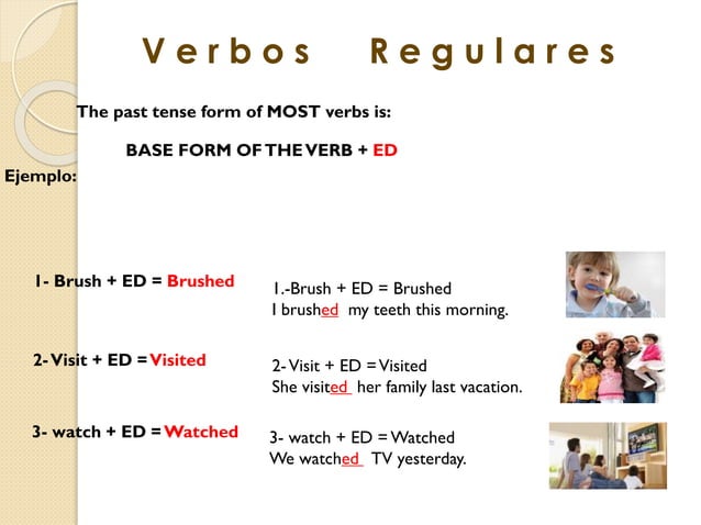 Verbos Regulares e Irregulares Ingles | PPTX | Educational Assessment ...