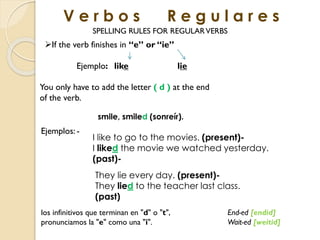 Verbos Regulares e Irregulares Ingles | PPTX
