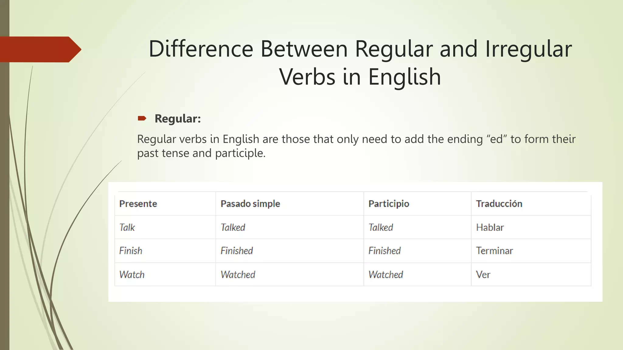 VERBOS REGULARES E IRREGULARES CLASE 1.pptx