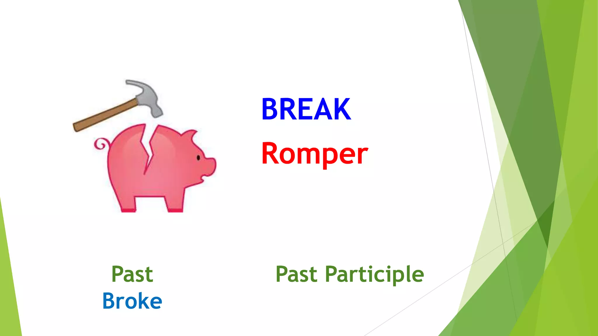 Verbos en inglés | PPTX