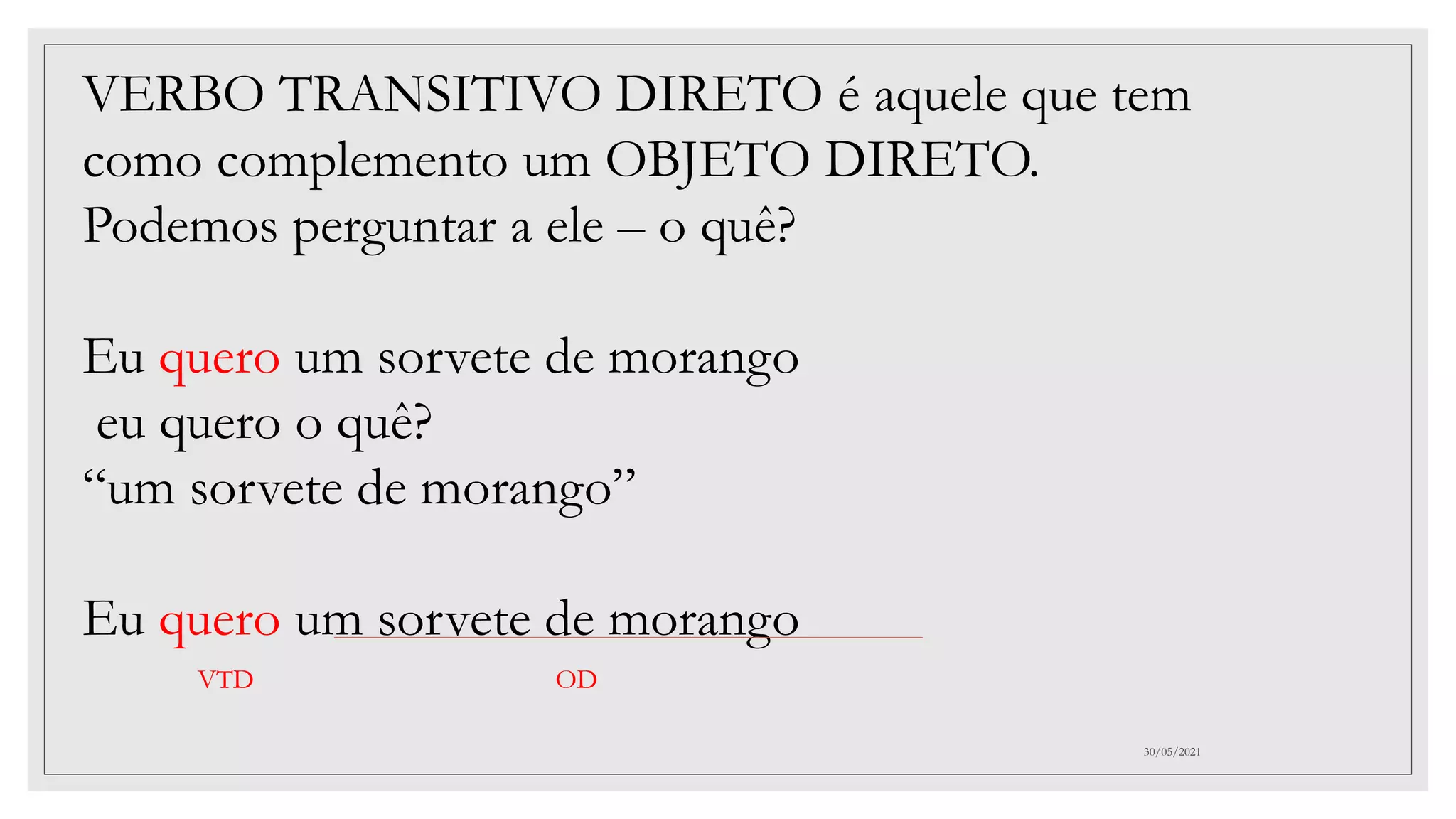 Lista De Verbos Transitivos Diretos - BINKEDU