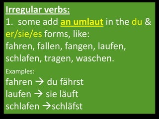 Verb overview | PPTX
