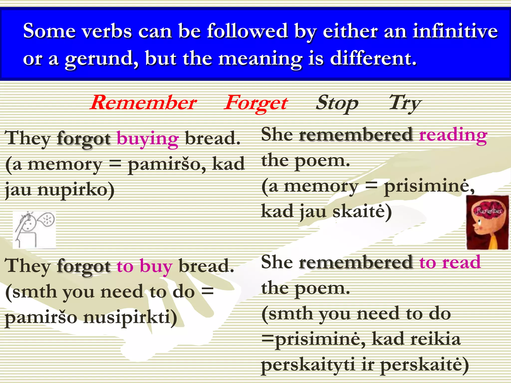 Verb patterns | PPT