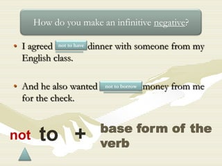 Verb patterns | PPT | Road Trips | Travel Type