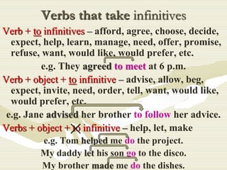 Verb patterns | PPT | Road Trips | Travel Type