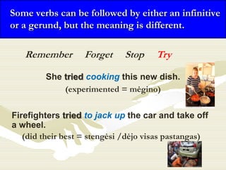Verb patterns | PPT | Road Trips | Travel Type