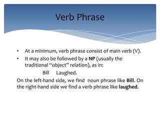 Verb phrase | PPTX