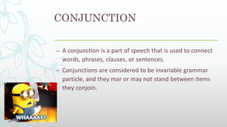 Verb Phrase & Conjunctions | PPT