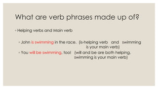 Verb phrases | PPTX