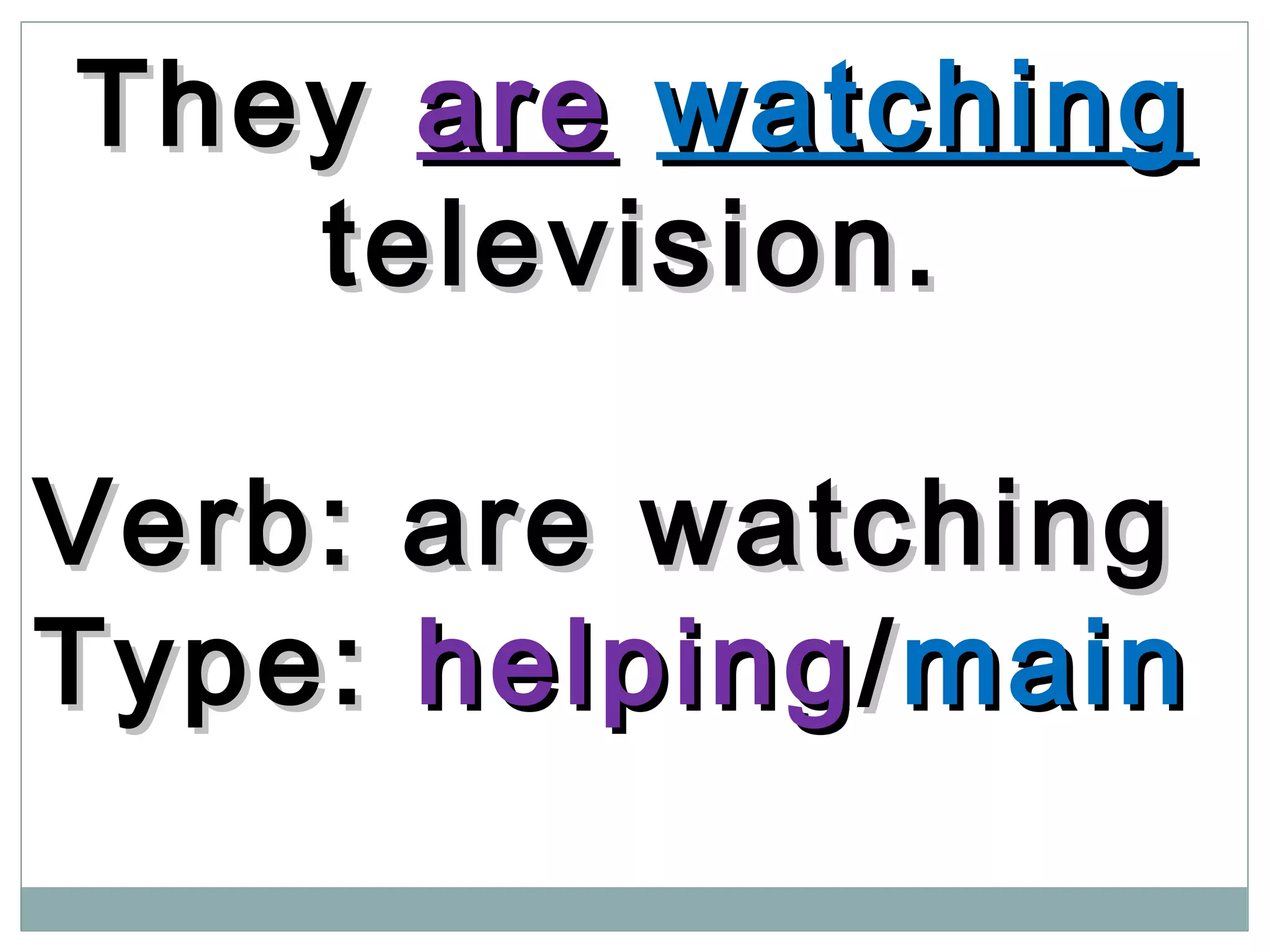 Verb powerpoint | PPT