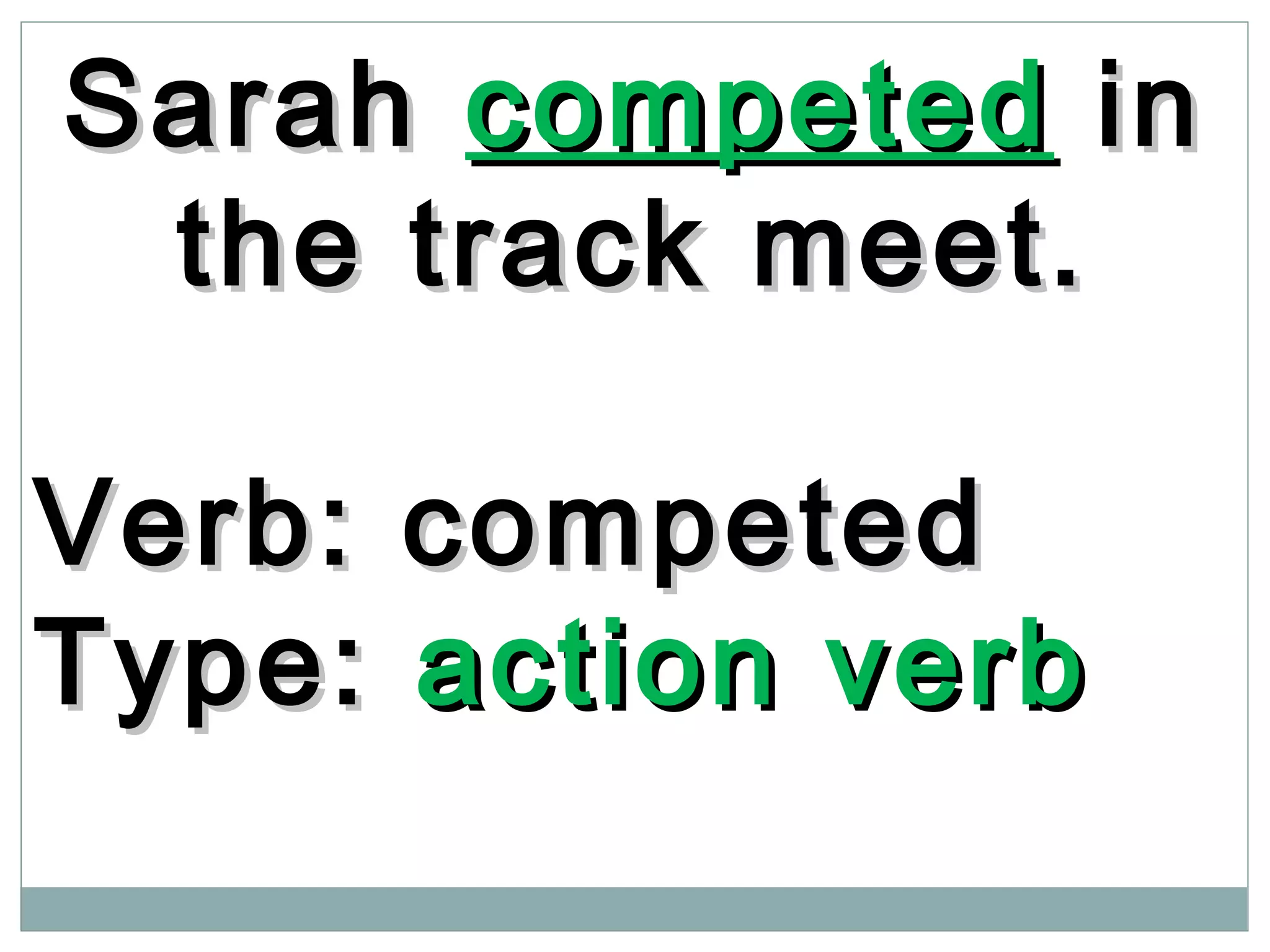 Verb powerpoint | PPT
