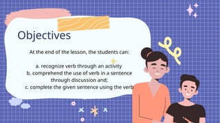 verb ppt elementary level.pptx for grade | PPTX