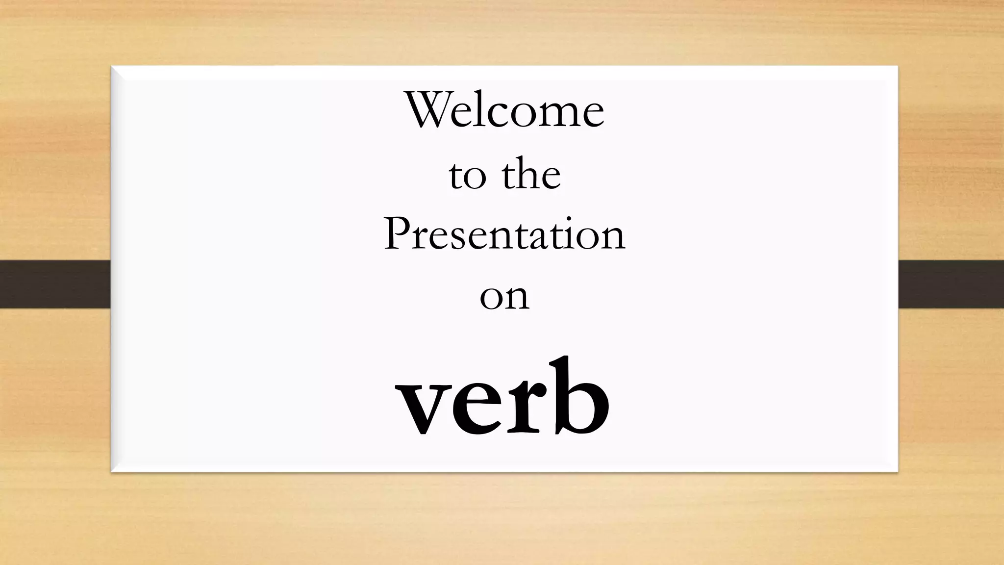 Basic English Grammar (Verb). | PPTX
