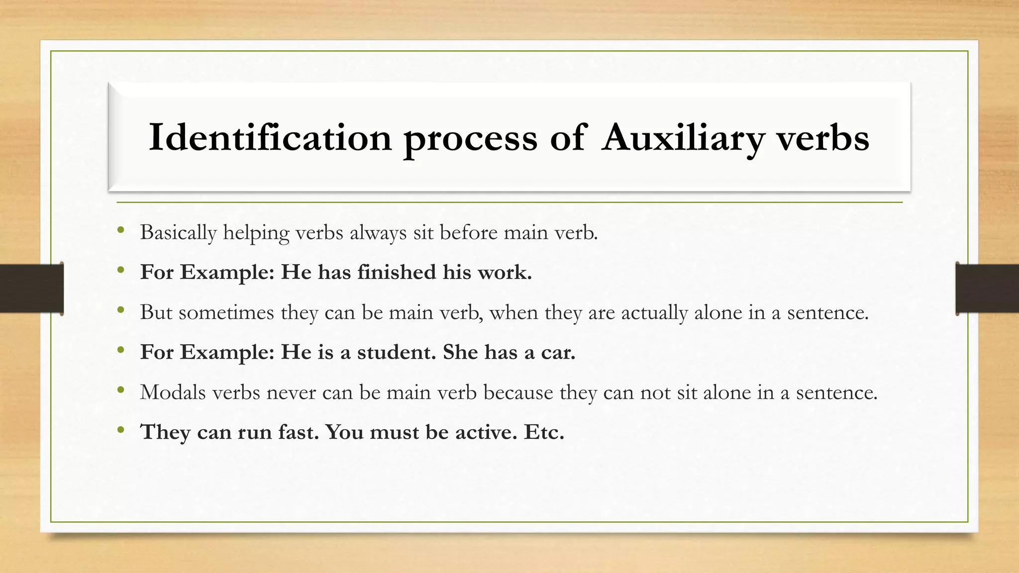 Basic English Grammar (Verb). | PPTX