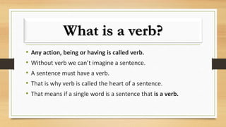 Basic English Grammar (Verb). | PPTX