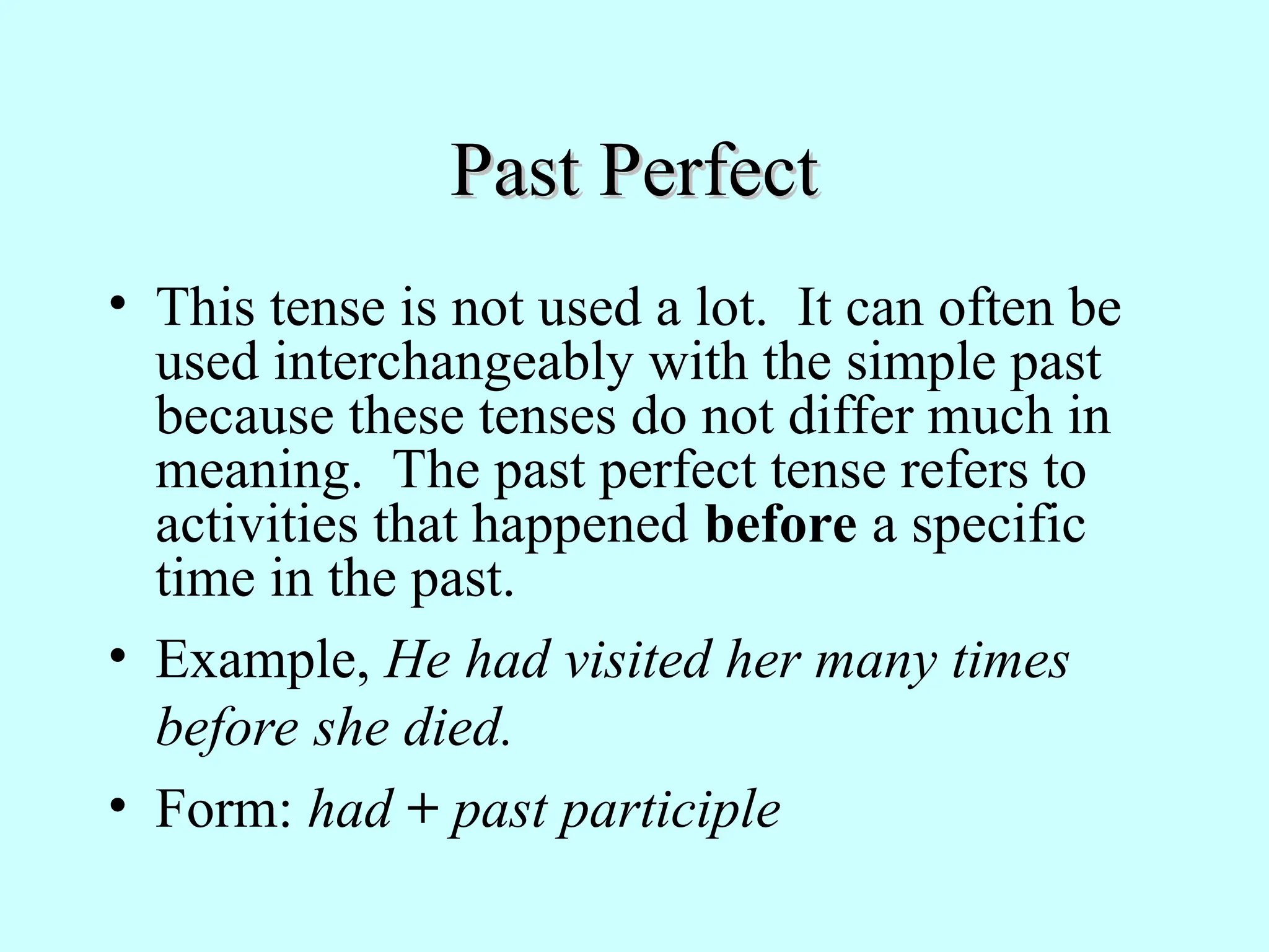 verb - Tenses Class 3 - English - Explanation | PPT