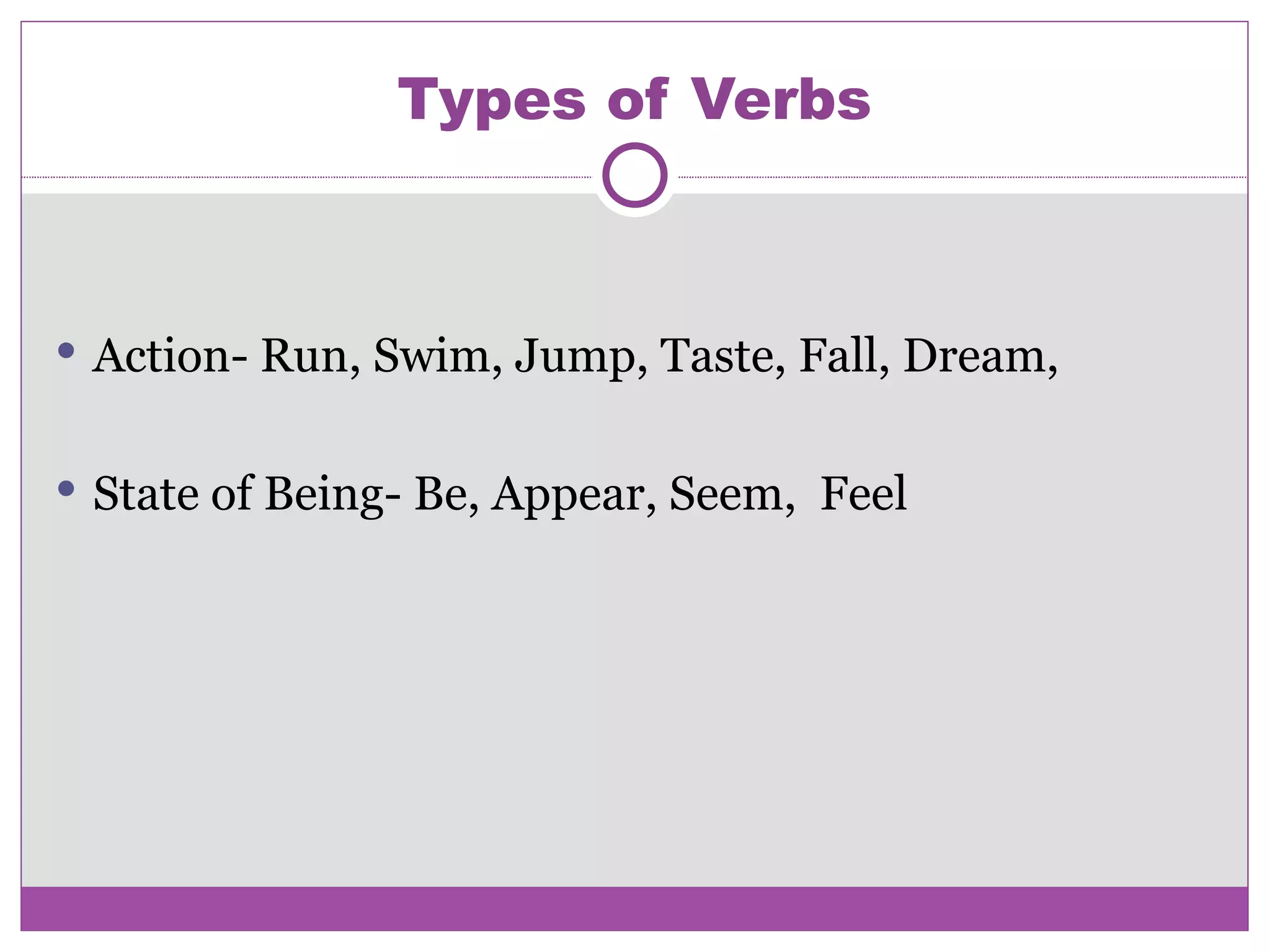 Verbs | PPT