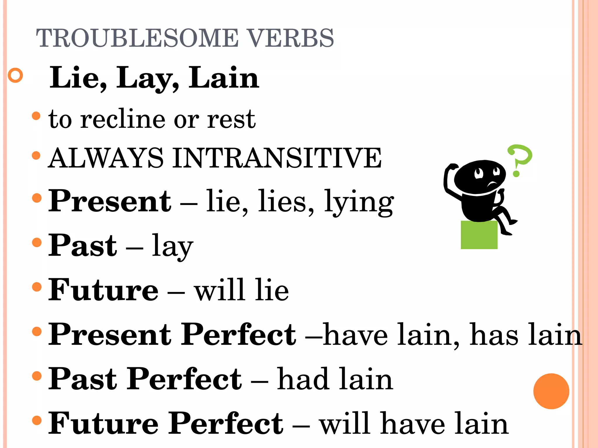 Parts of Speech - Verbs | PPT