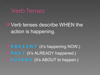 Verbs | PPT
