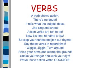 Verbs | PPT | Beekeeping | Hobbies & Interests