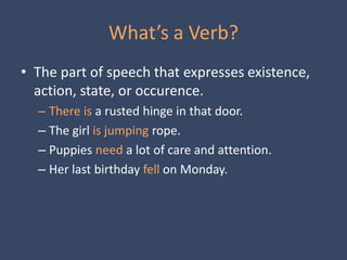 Verbs | PPT