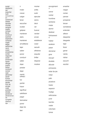 Verbs | PDF