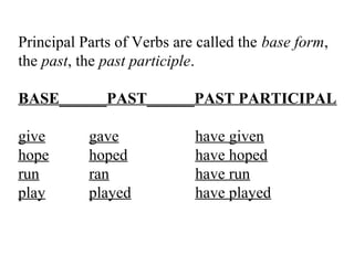 Verbs | PPT