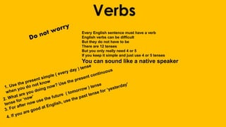 Verbs | PPTX