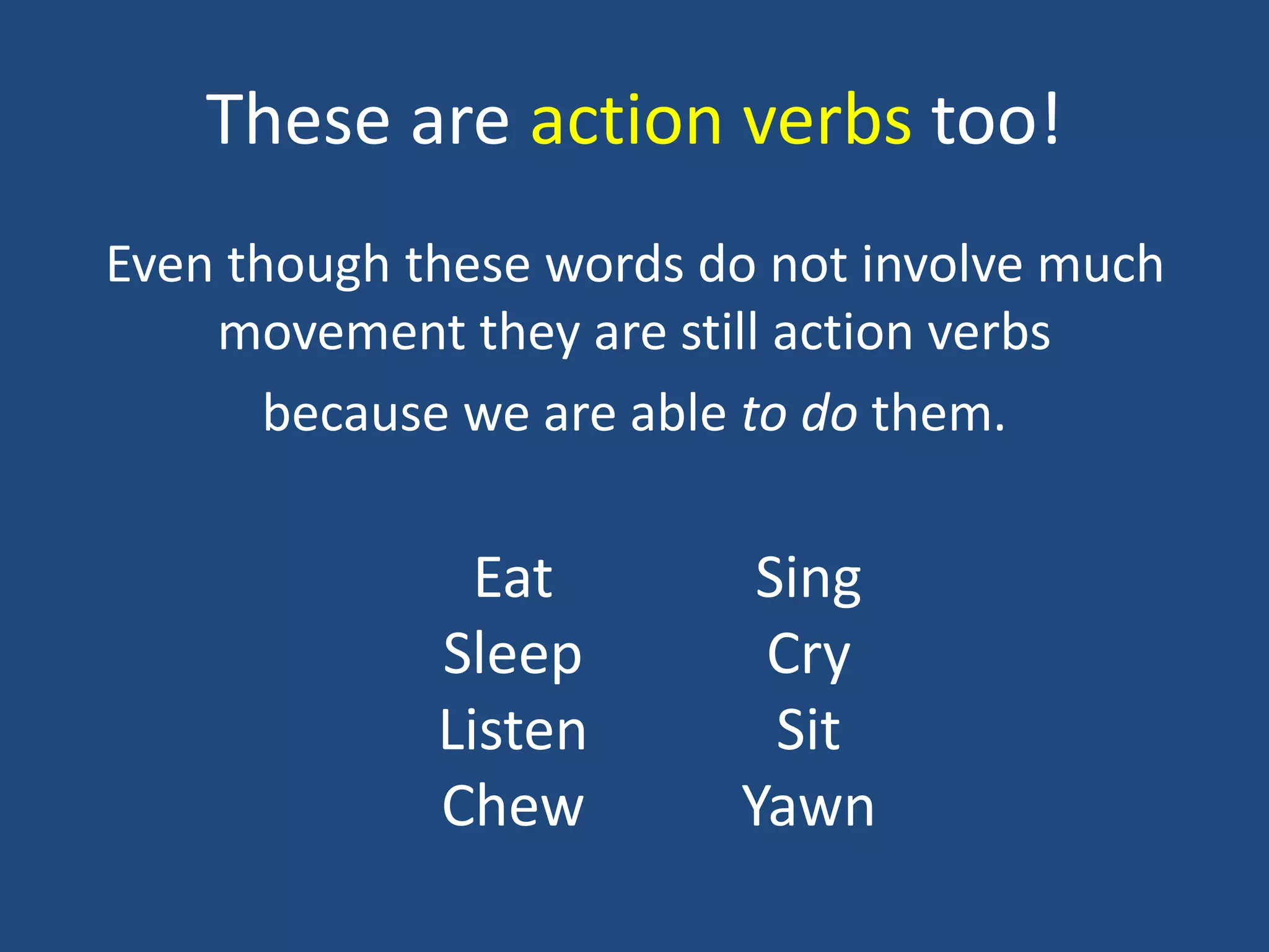 Verbs | PPTX