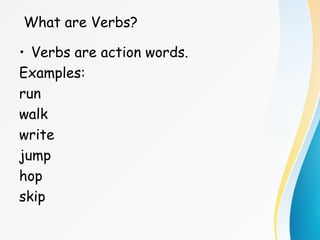 Verbs | PPT