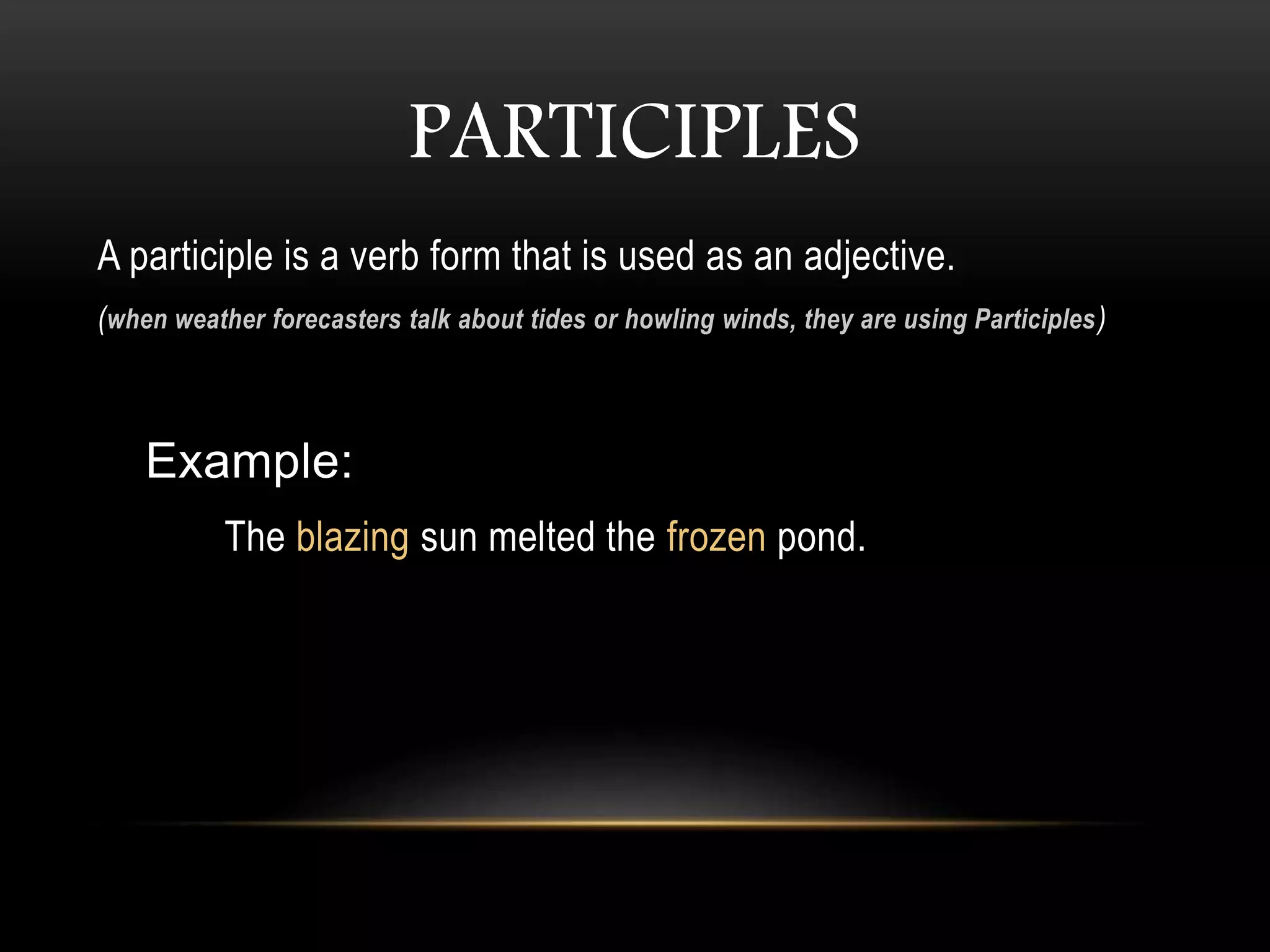 Presentation On Verbs | PPTX