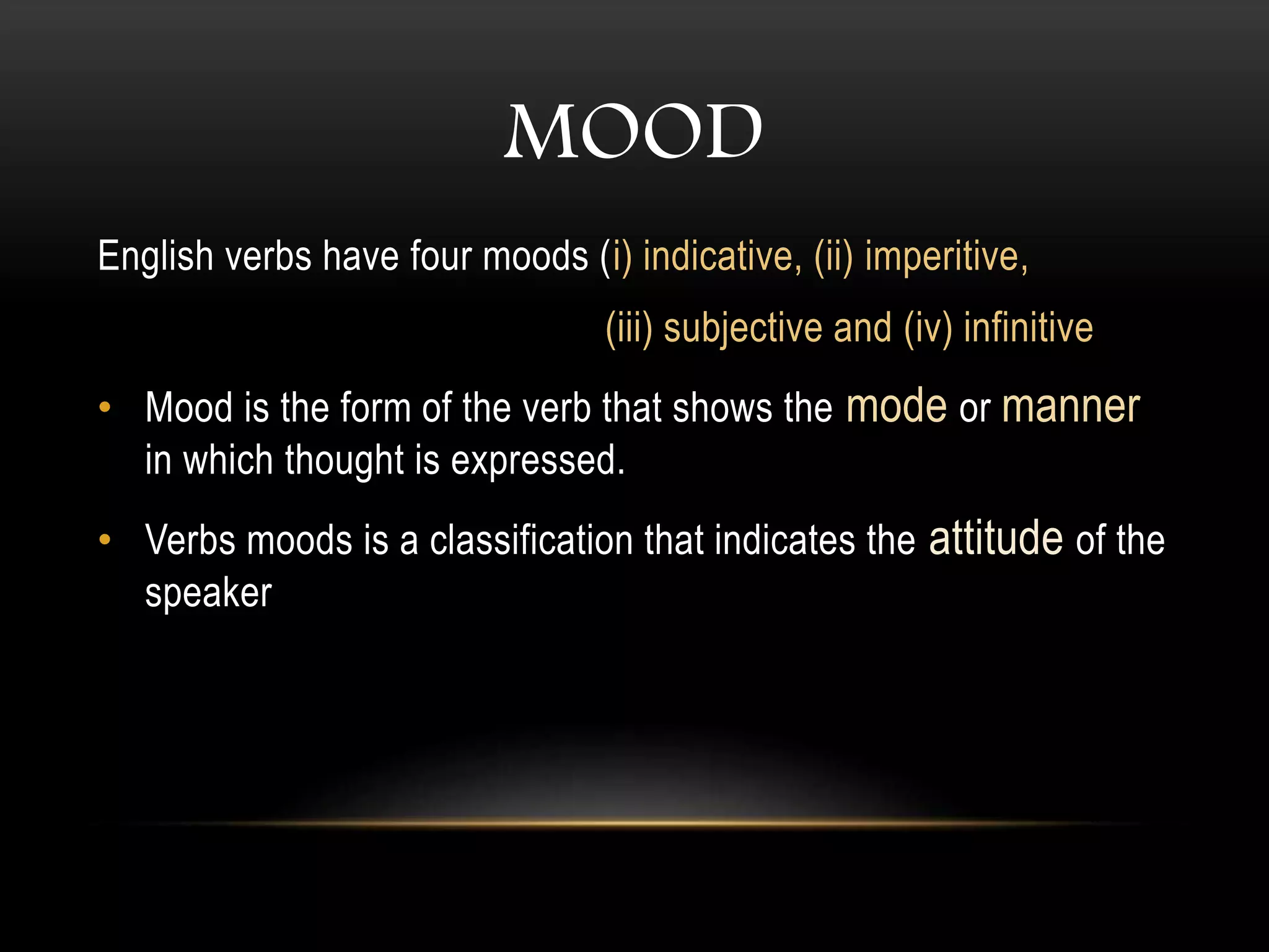 Presentation On Verbs | PPTX