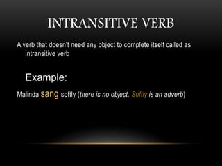 Presentation On Verbs | PPTX