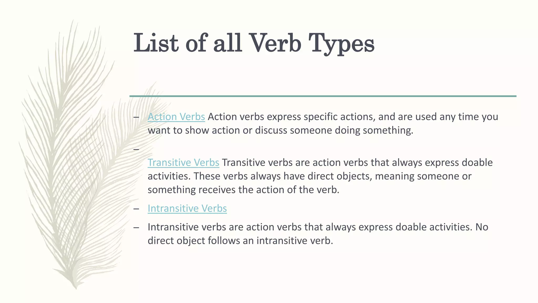 Verbs | PPTX