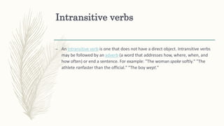 Verbs | PPTX