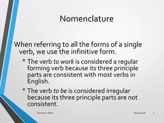 Verbs | PPSX