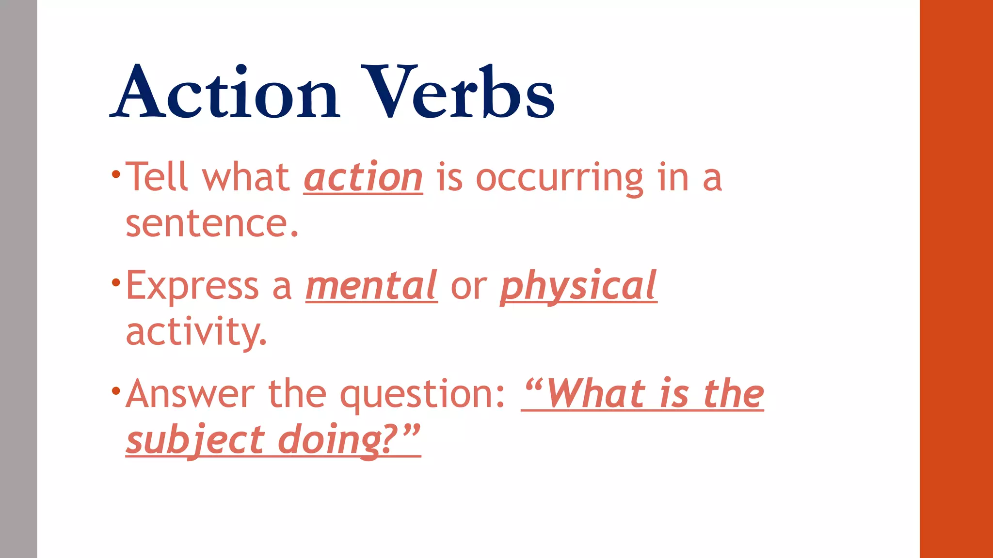 Verbs | PPT