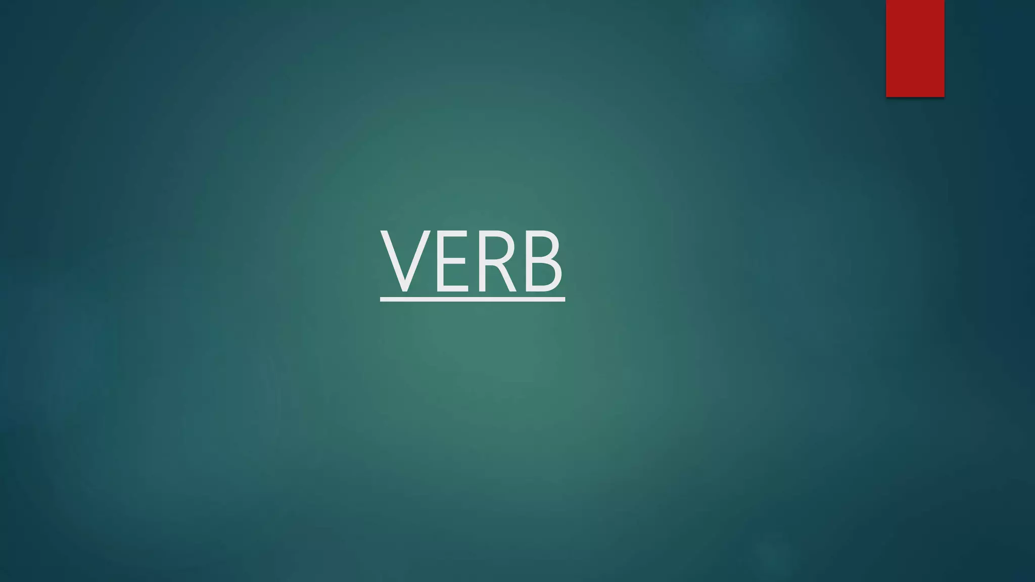 Verbs | PPTX