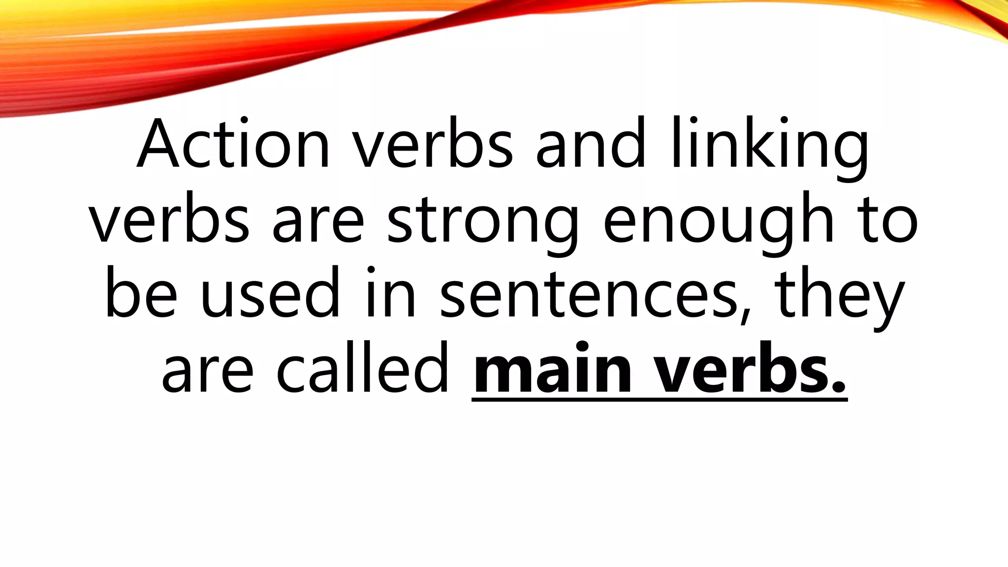 Verbs | PPTX