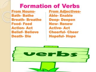 Verbs :Kinds of Verbs | PPTX