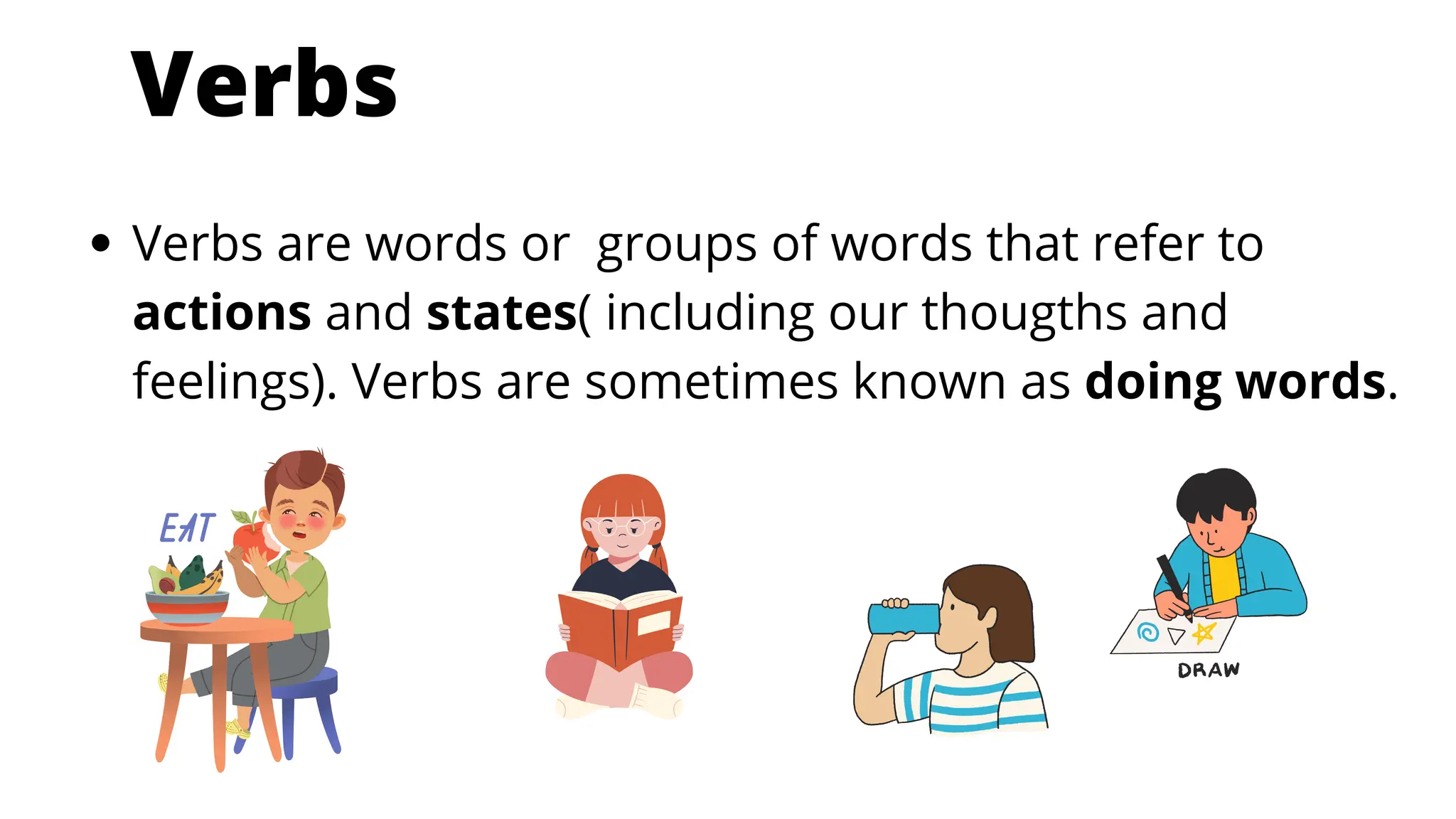 Verbs , primary verbs, actions verb and examples | PPT