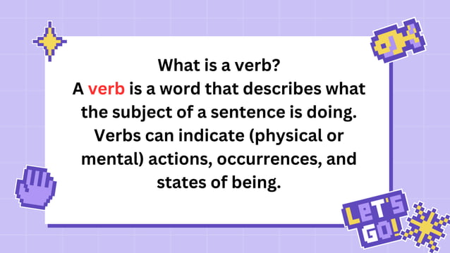 English Grade 4. Verbs and its Types. ThirdQ | PPTX