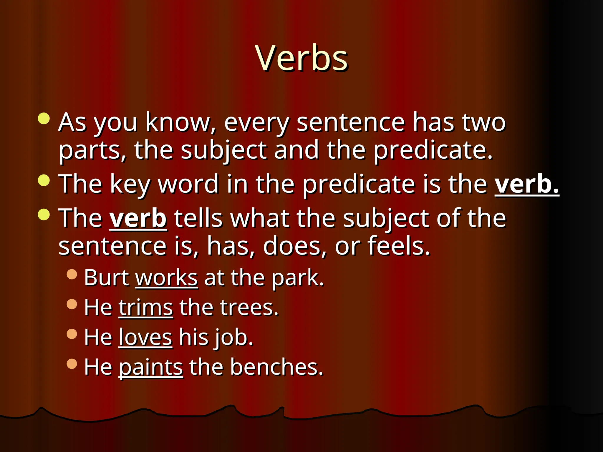 Composing Clear and Coherent Sentences Using the Different Aspects of Verbs | PPT