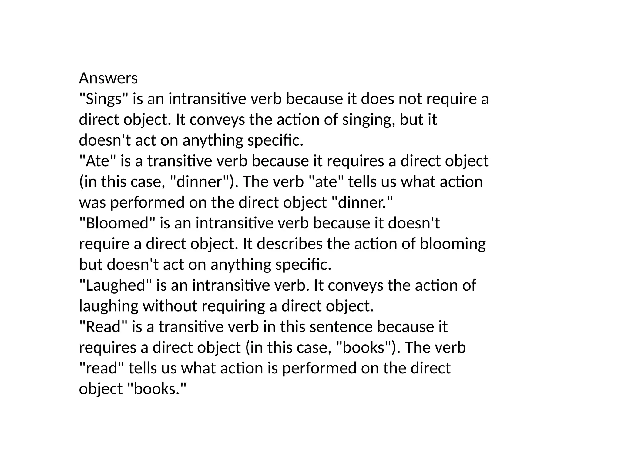 Verb and Types of Verbs( Brief Explanation with practice exercise and ...